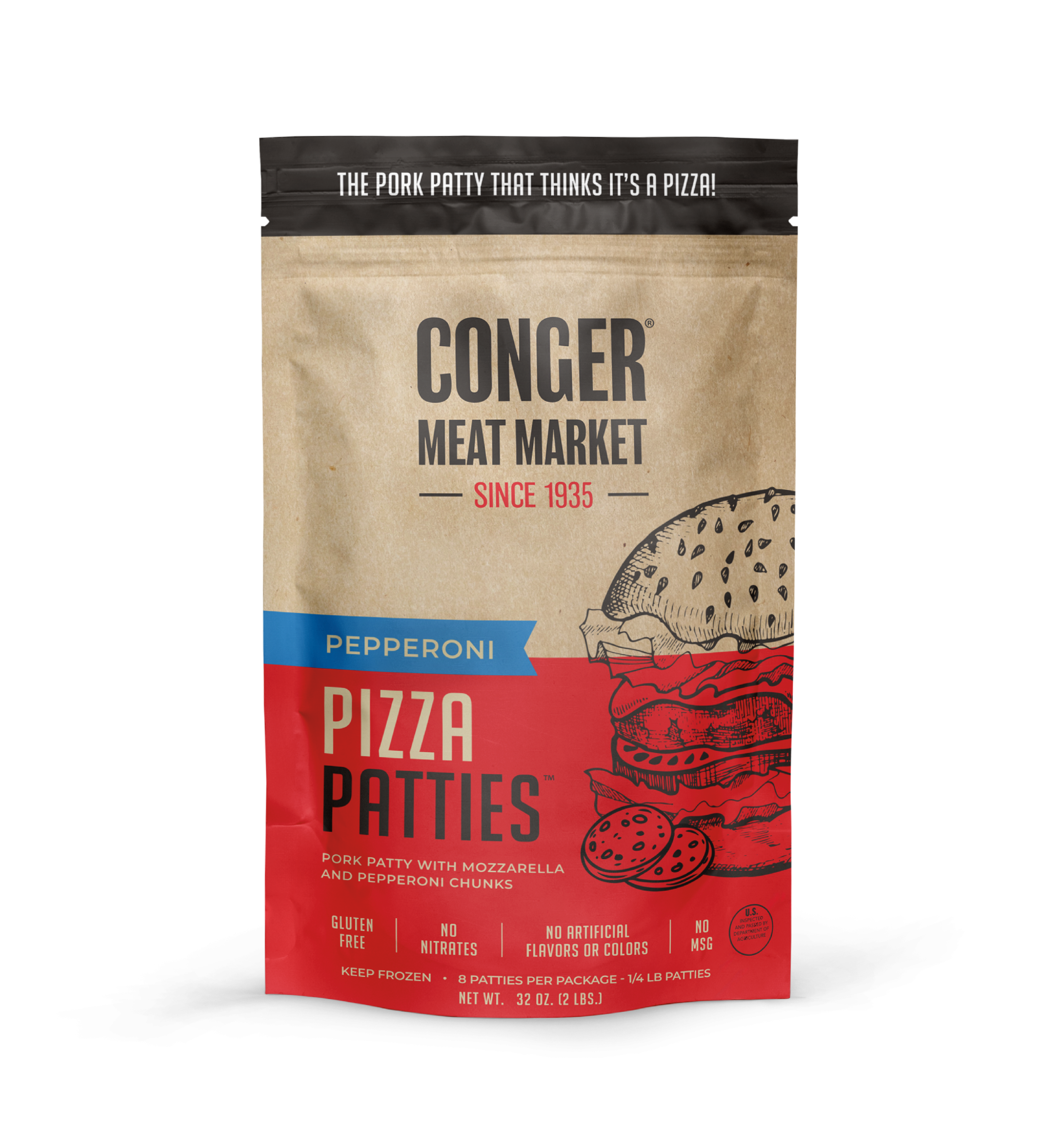 Pizza Patties - Pepperoni – Kelley Creek Foods